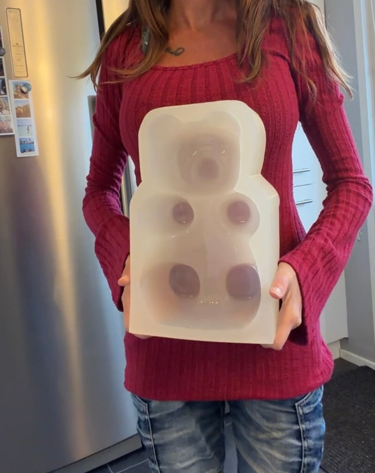 25 cm GIANT JUMBO Gummybear silicone mold / Resin mold – Frokenhognert